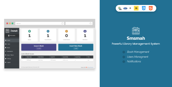 Library Management System Php Scripts Codecanyon 7141